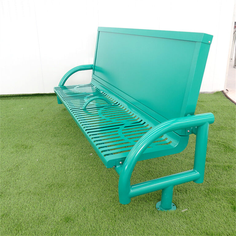 Commercial Advertising Bench With Armrest