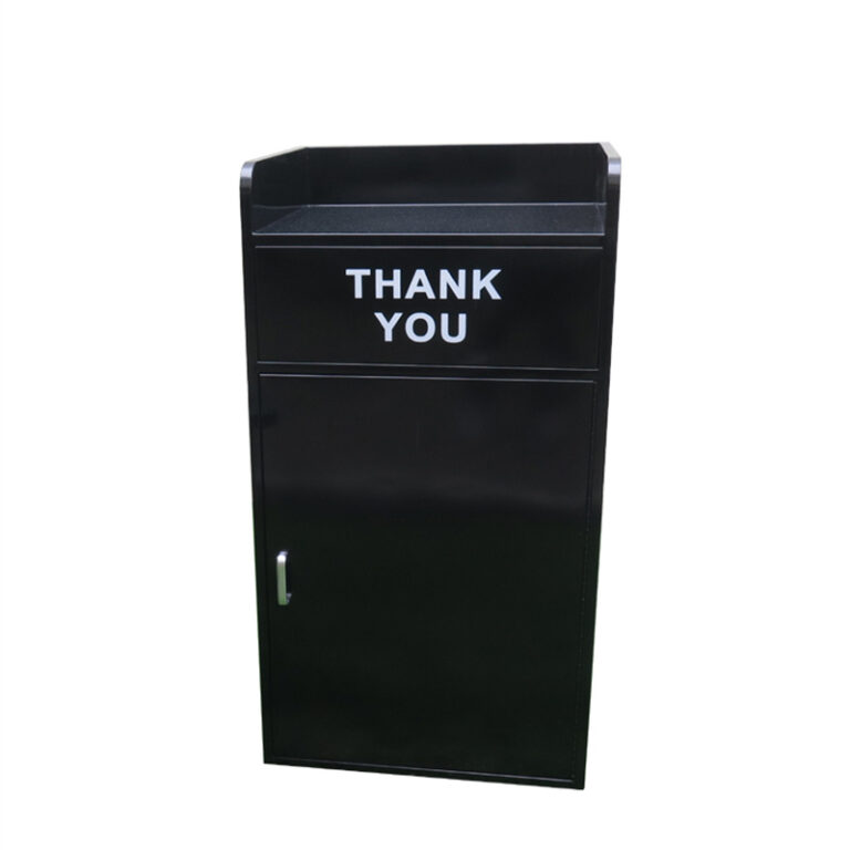 Steel Rubbish Bin with Tray Holder for Restaurants