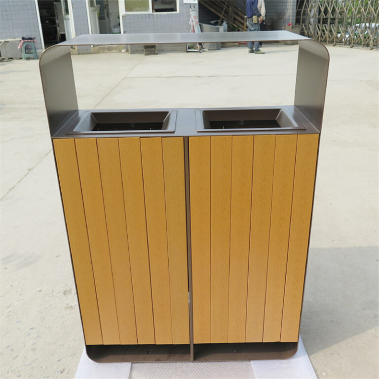 Sleek Dual-Compartment Recycling Bin – Durable & Stylish